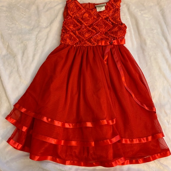 Rare Editions | Dresses | Rare Editions Girls Red Dress | Poshmark